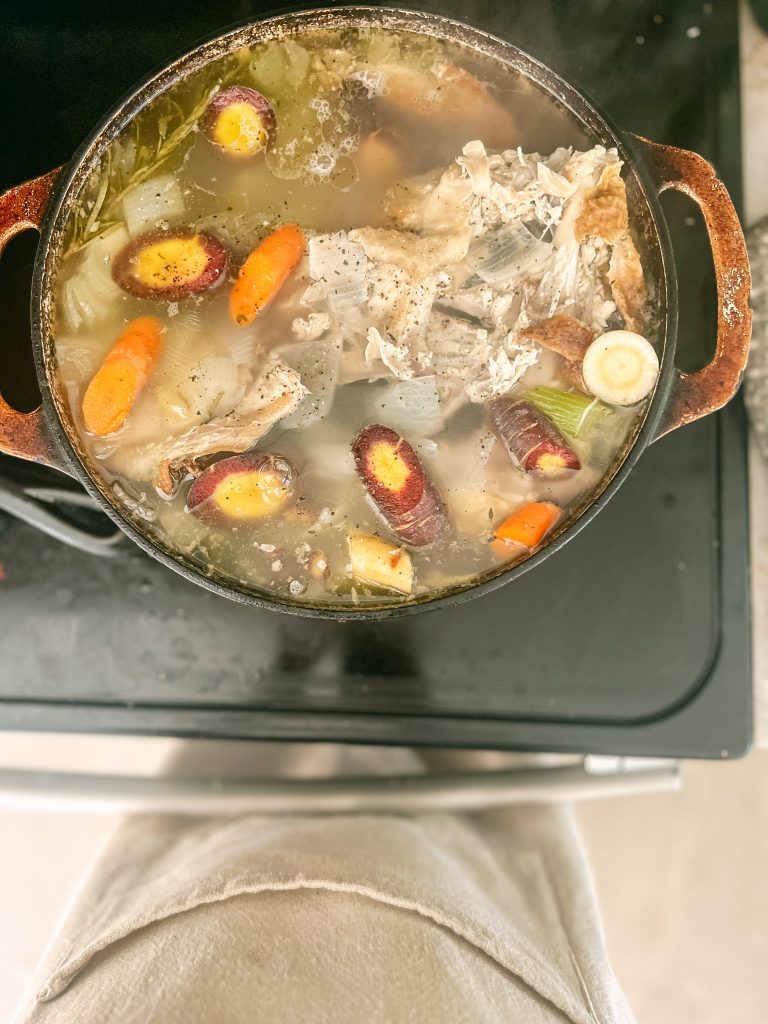 Homemade Turkey Bone Broth (High Protein, Gut Nourishing) - Salted Seasons