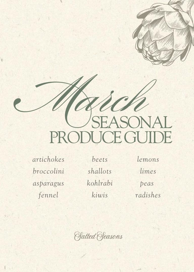 January Produce Guide: Foods In Season for January - Salted Seasons